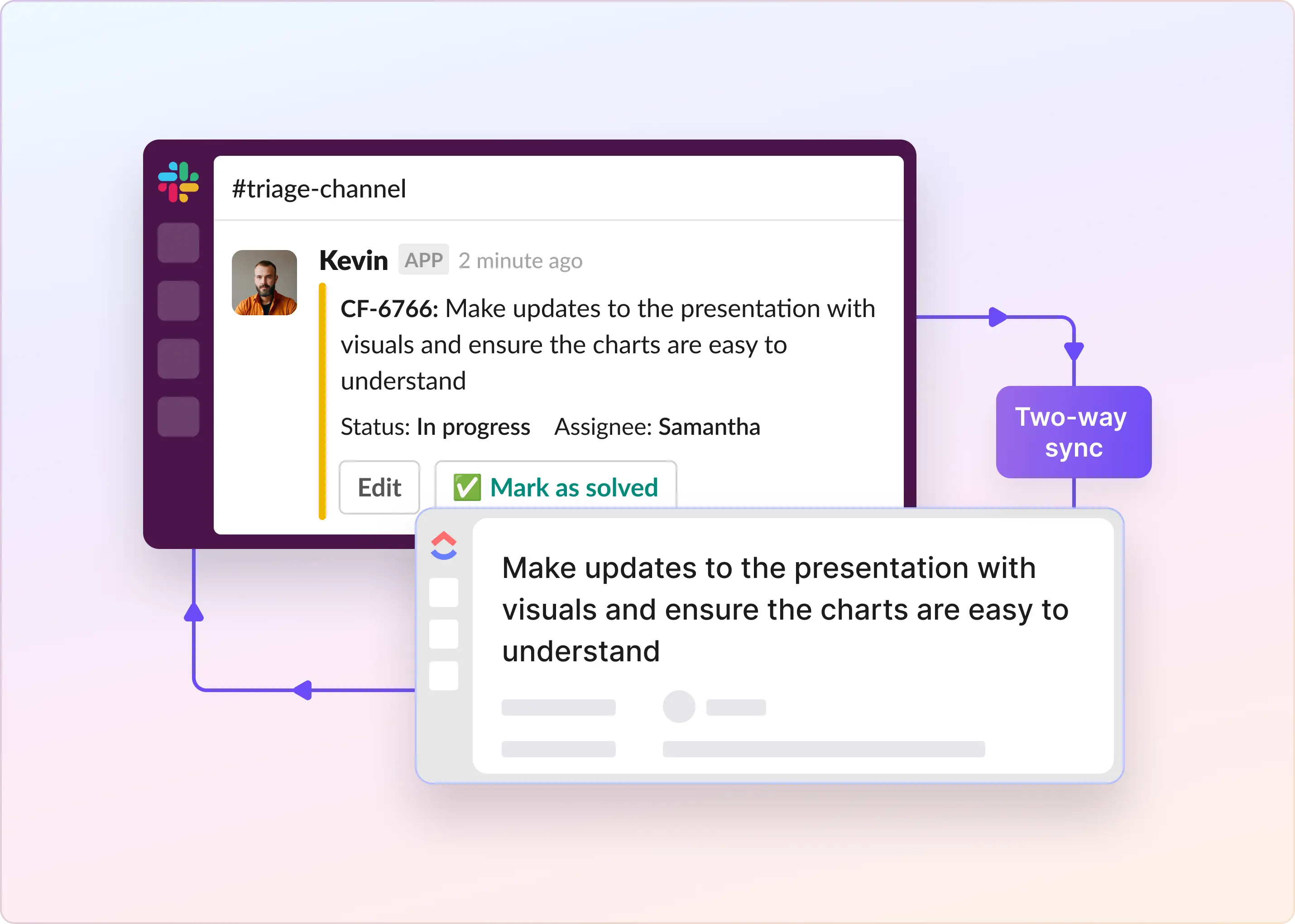 How To Create ClickUp Tasks From Slack Using ClearFeed?